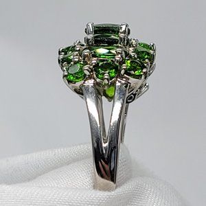 JTV/HSN | Jewelry | Nwot Beautiful Jtvhsn Sterling Silver Emerald Ring ...